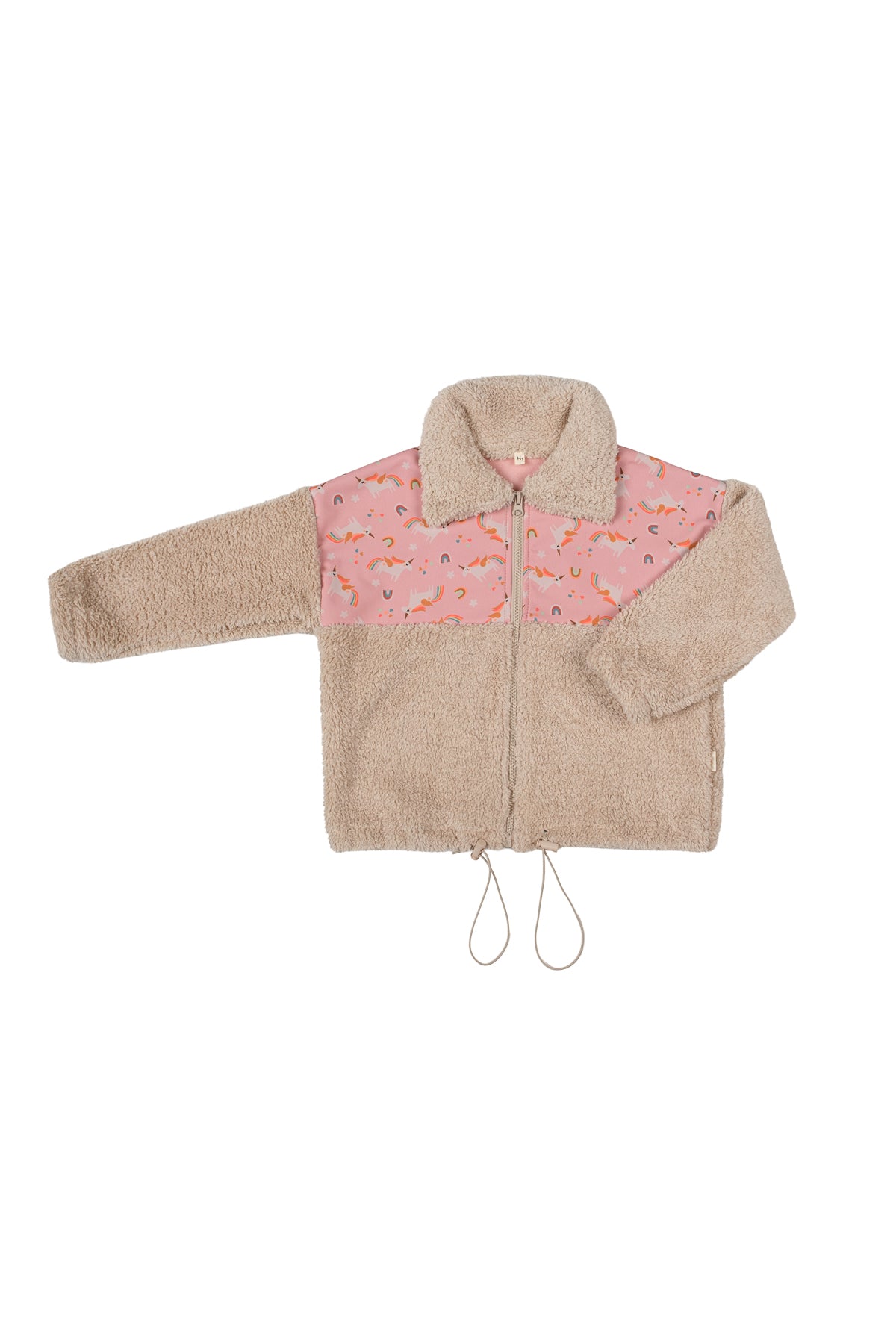 Miela Kids Teddy Ceket Unicorn Somon - Mamba kid – Mamba Kid
