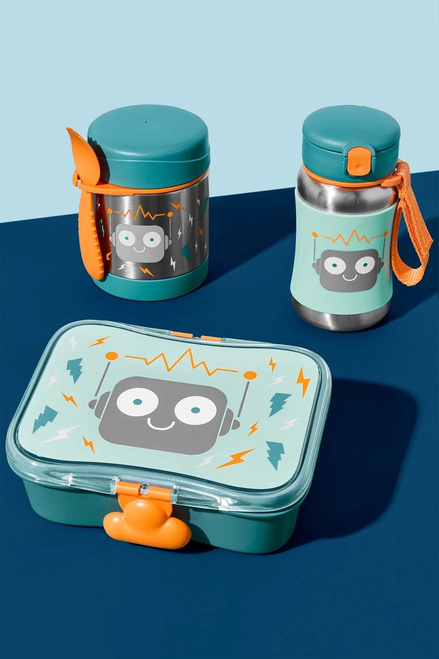 Skip Hop Paslanmaz Çelik Pipetli Suluk Robot - Mamba kid – Mamba Kid